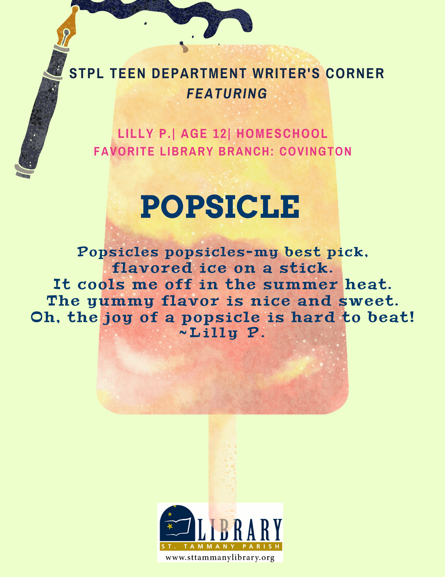 Teen Reading Challenge | St. Tammany Parish Library