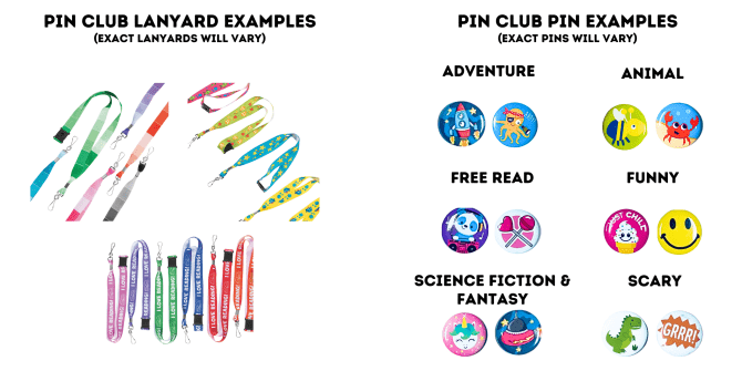 KIDS Pin Club Reading Challenge | St. Tammany Parish Library
